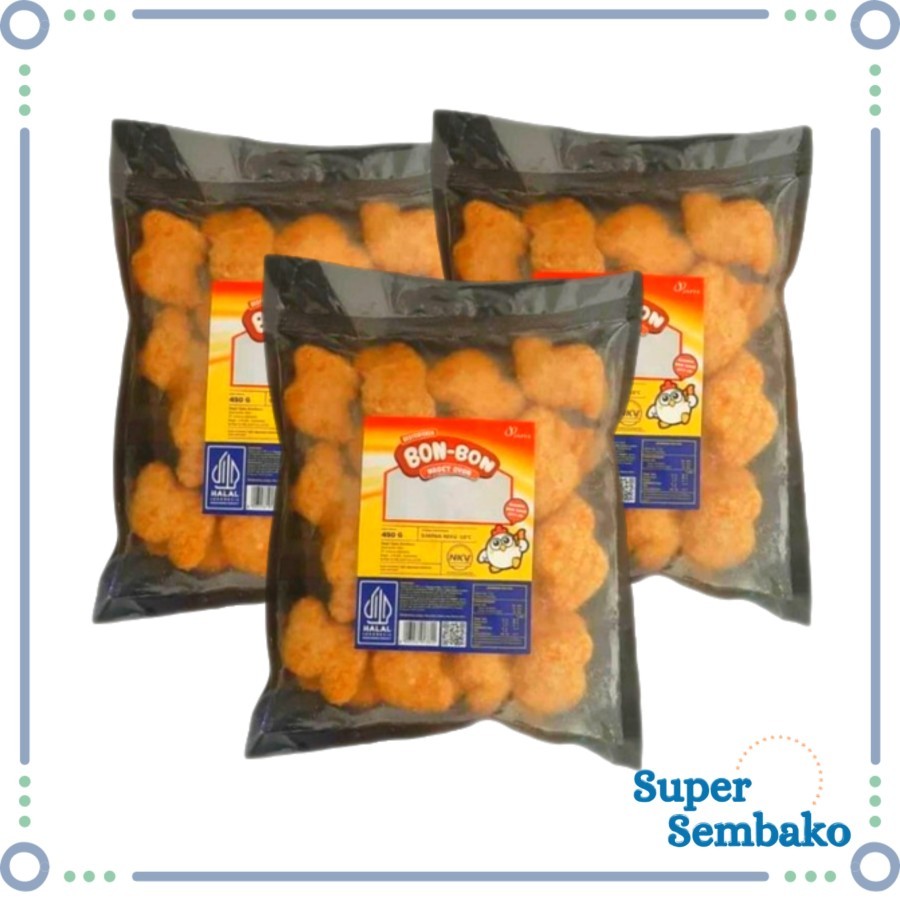 Jual FROZEN FOOD MAKANAN BEKU CHICKEN NUGGET NAGET AYAM BON BON JAPFA ...