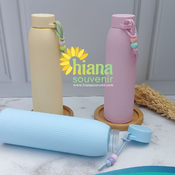 Jual Tumbler Kaca Maccaron / Botol Kaca Macaron Makaron Aestetik ...