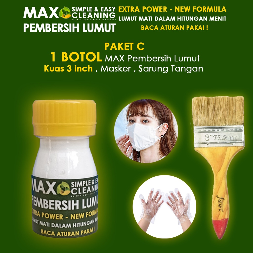 Jual PAKET C obat pembasmi lumut jamur rumput paving blok lantai ...