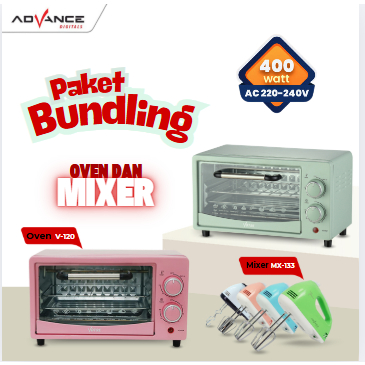Jual 【Bisa dikirim hari ini】Oven+Mixer Advance Oven Listrik 400W Low ...