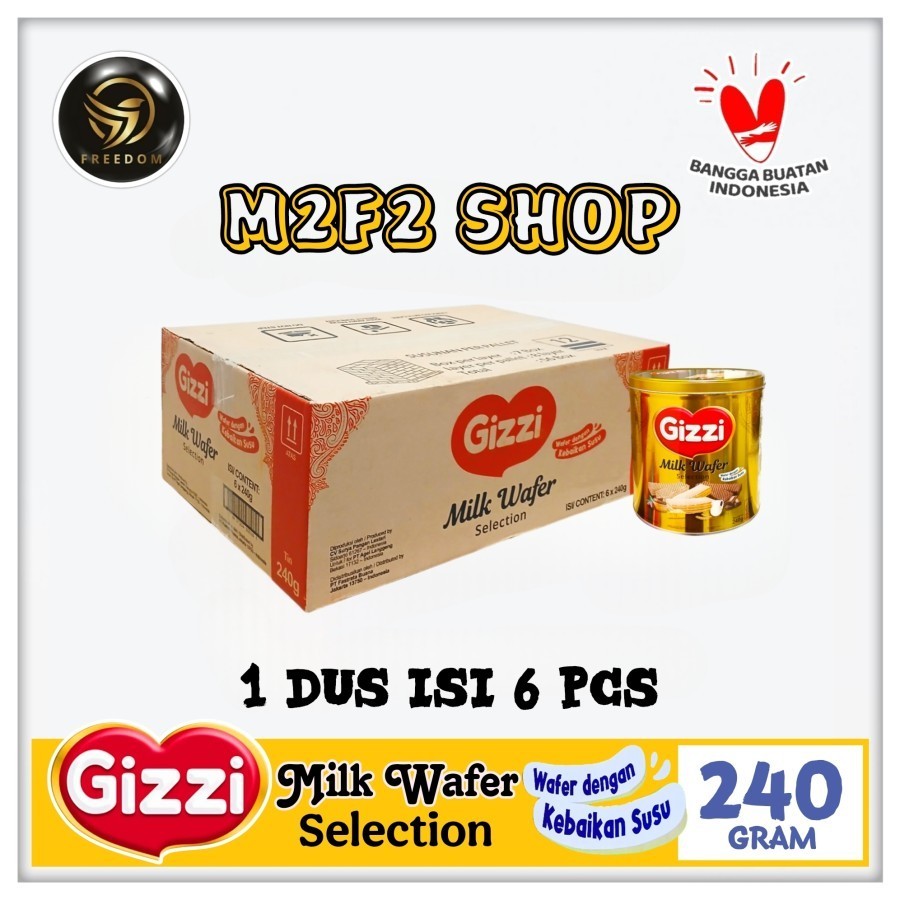 Jual Gizzi Festive Wafer & Milk Biskuit Selection Kaleng - 240 gr ...
