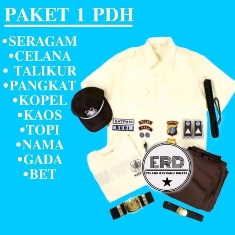 Jual SAM EQUIPMENT BAJU SERAGAM 1 SETEL SATPAM SECURITY kode 02 ...