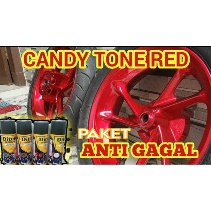 Jual Pilok Merah Candy Tone Red Paket 4 Klg Diton Premium 9120,9124/ ...