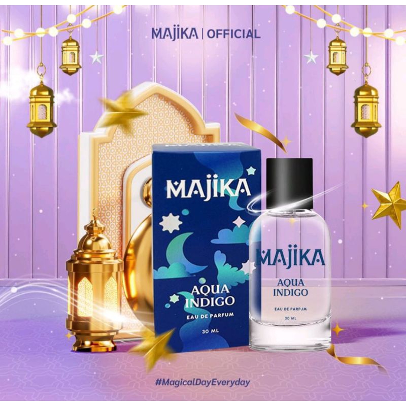 Jual MAJIKA Aqua Indigo Eau de Parfum | 30 ML | Parfum Pria Wanita ...