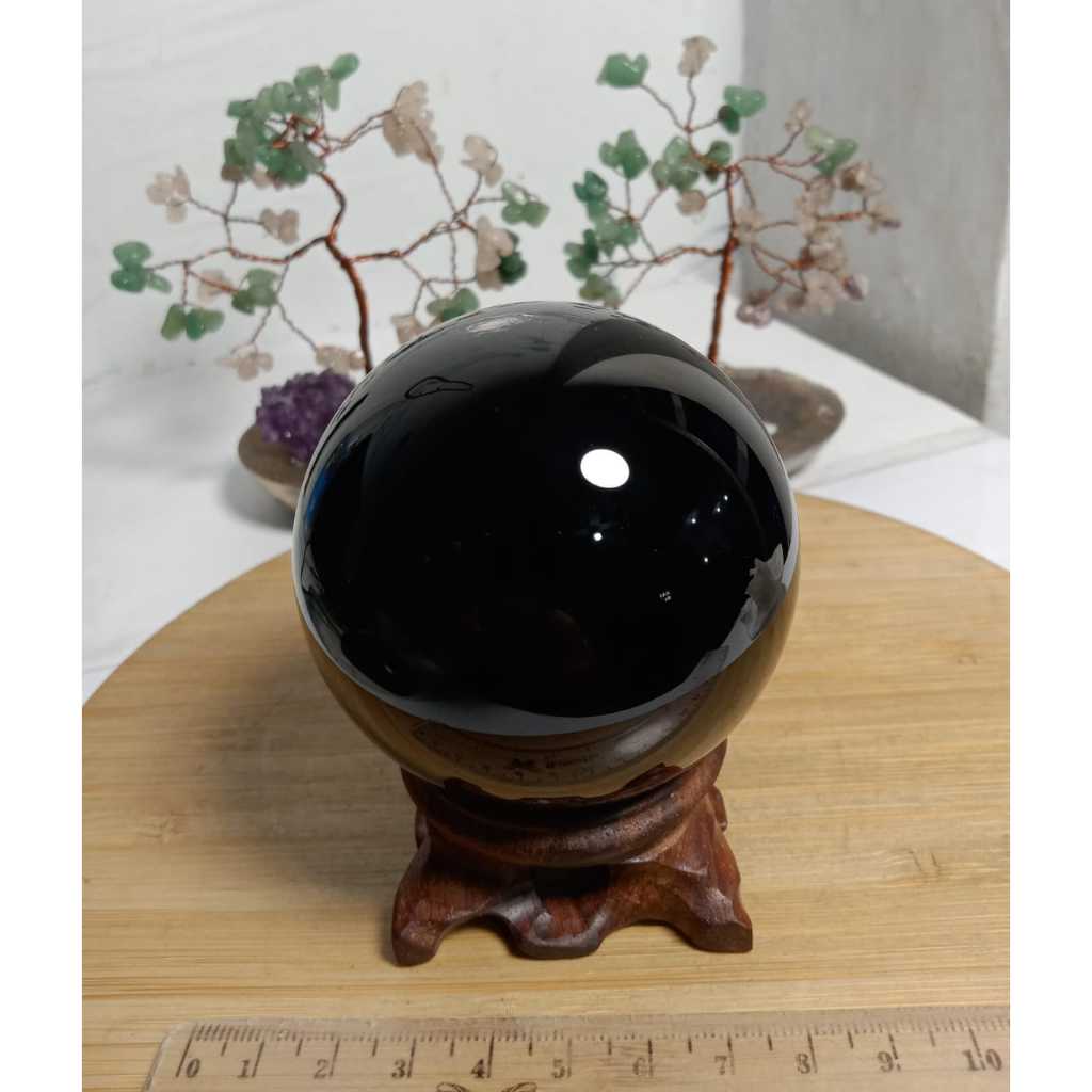 Jual Batu Natural Black Obsidian Sphere 6,8 cm (11) | Shopee Indonesia