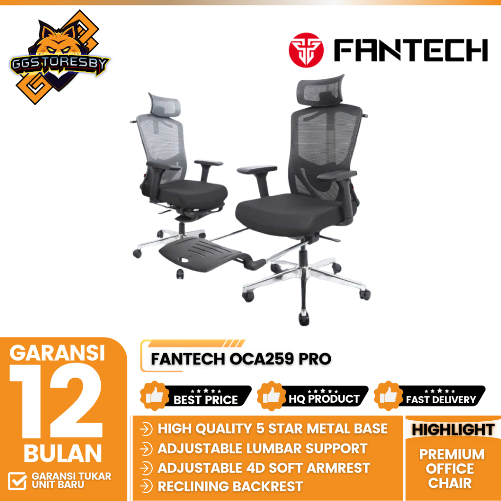 Jual Fantech Oca259 Pro Premium Office Chair | Shopee Indonesia