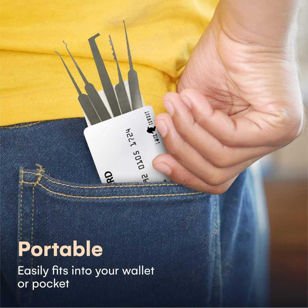 Jual Set Tool Buka Gembok Lock Picking Set Alat Pembuka Kunci Gembok ...