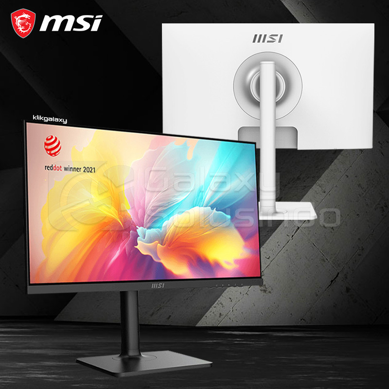 Jual MSI MODERN MD2412P 24 Inch IPS 100Hz FHD HDMI Professional Monitor - Black / MD2412PW White ...