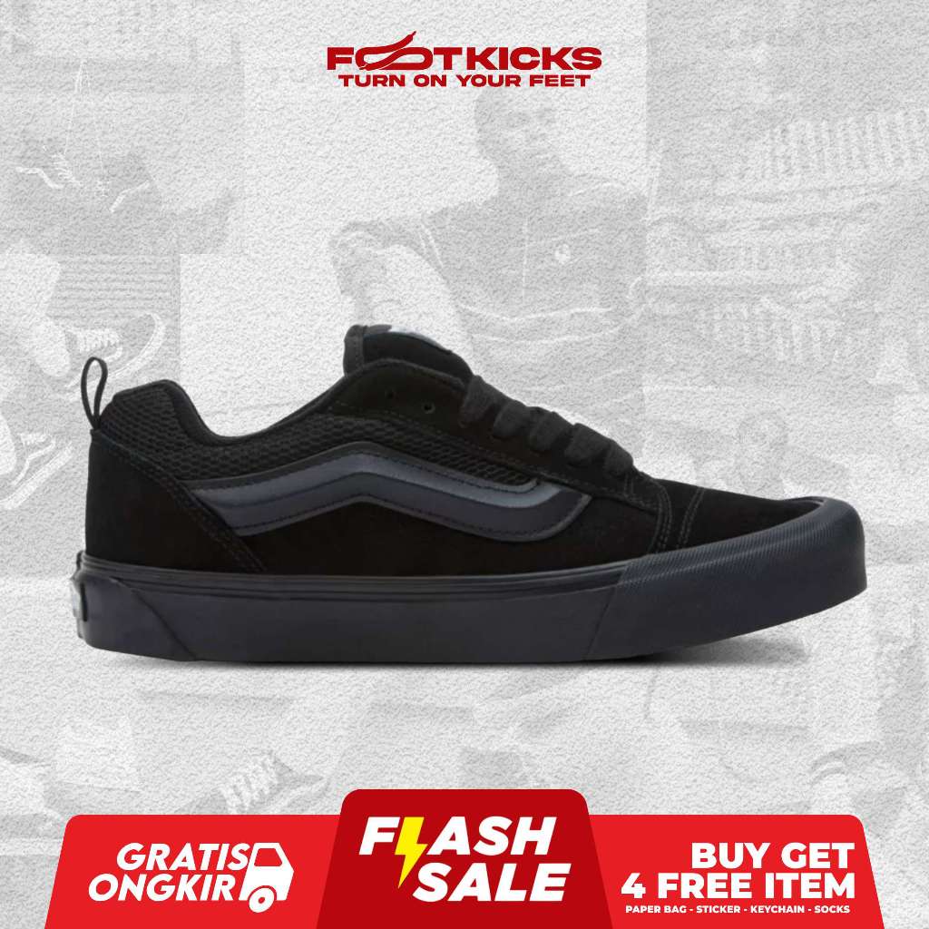 Jual KNU Skool Full Black | Shopee Indonesia