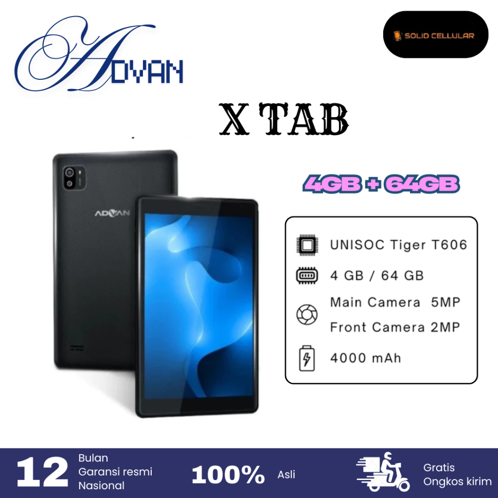 Jual Advan XTab 4/64 Garansi Resmi | Shopee Indonesia