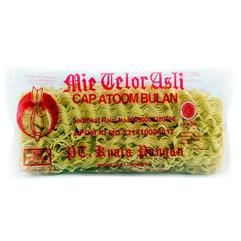 Jual atom bulan mie telur 200g | Shopee Indonesia
