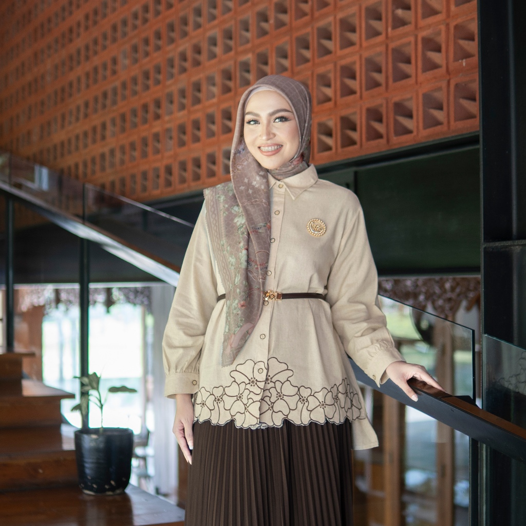 Jual MAYANG COLLECTION - MEIRA BLOUSE B01826 | ATASAN KEMEJA POLOS ...