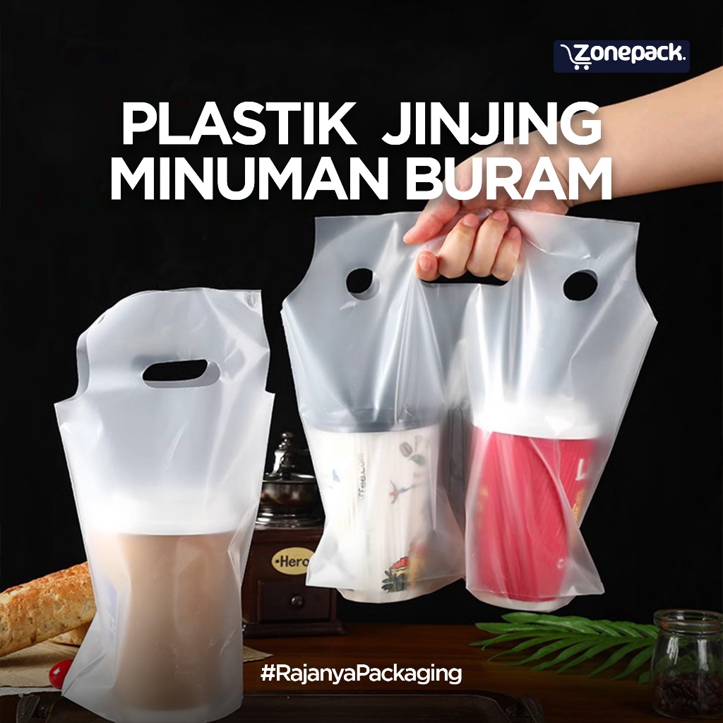 Jual Plastik Kantong Opp PE Gelas Cup 1 Dan 2 | Kantong Plastik Tenteng ...