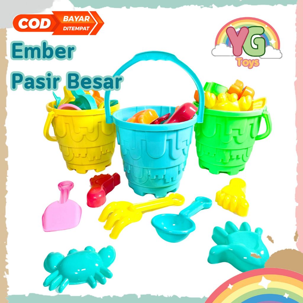 Jual YGtoys Mainan Cetakan Pasir Besar Jumbo Pantai Beach Toys Istana ...