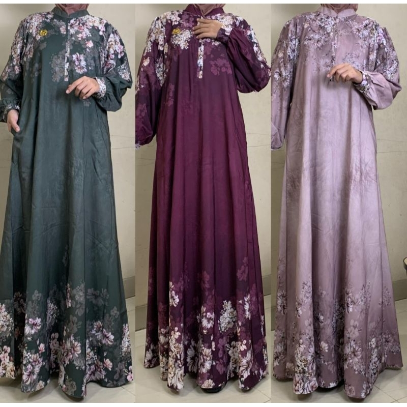 Jual GAMIS SPH motif bunga By NELI_Collection (NC) | Shopee Indonesia