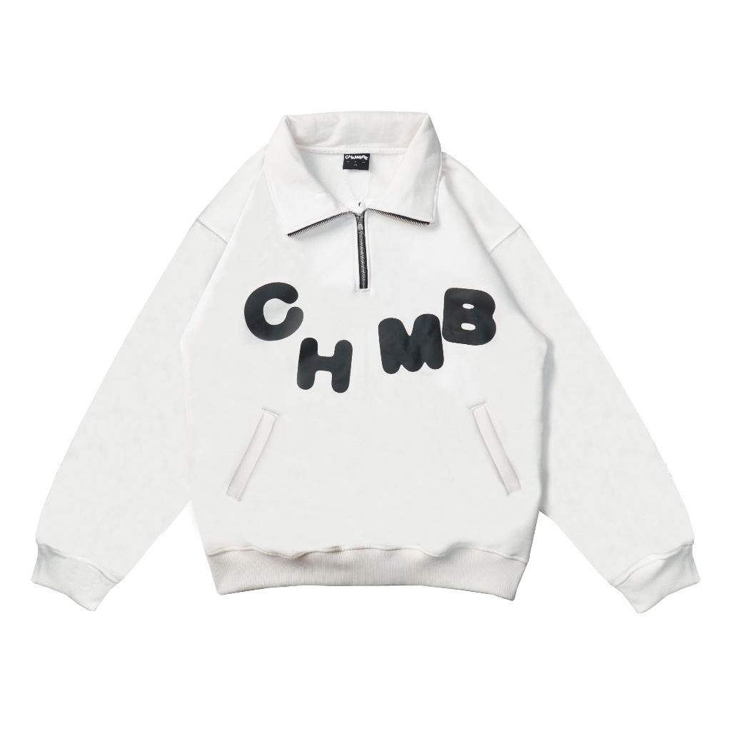 Jual Halfzip Chambredelavain - Dushane Broken White | Shopee Indonesia