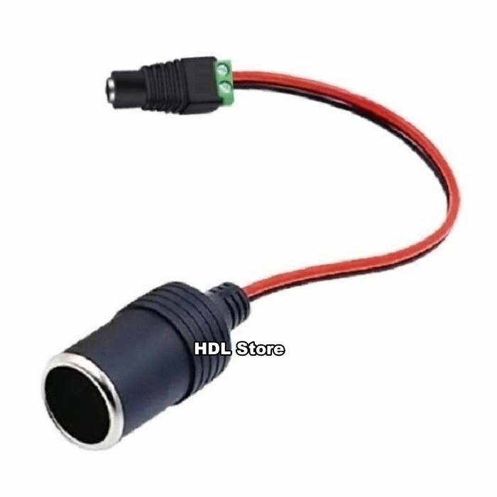 Jual Adapter Converter Socket Car Lighter Mobil Female to Jack Power DC ...