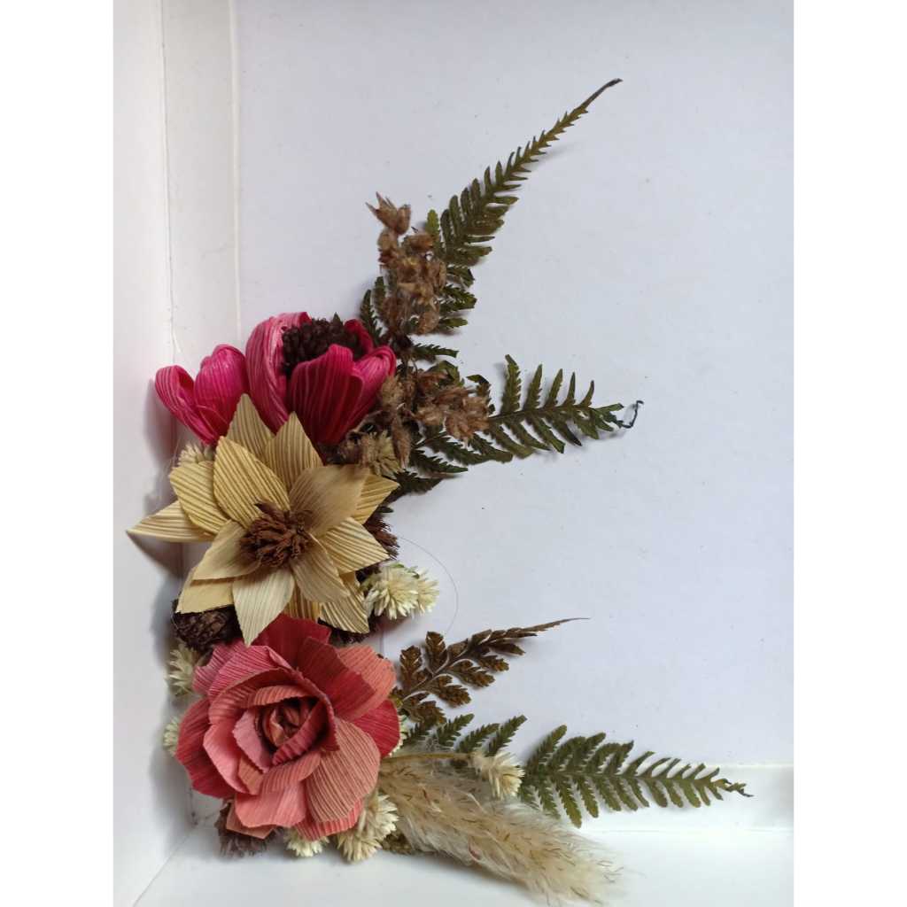 Jual Bunga Klobot Rangkaian bunga pojok Flower Mahar Rustic Rustik ...