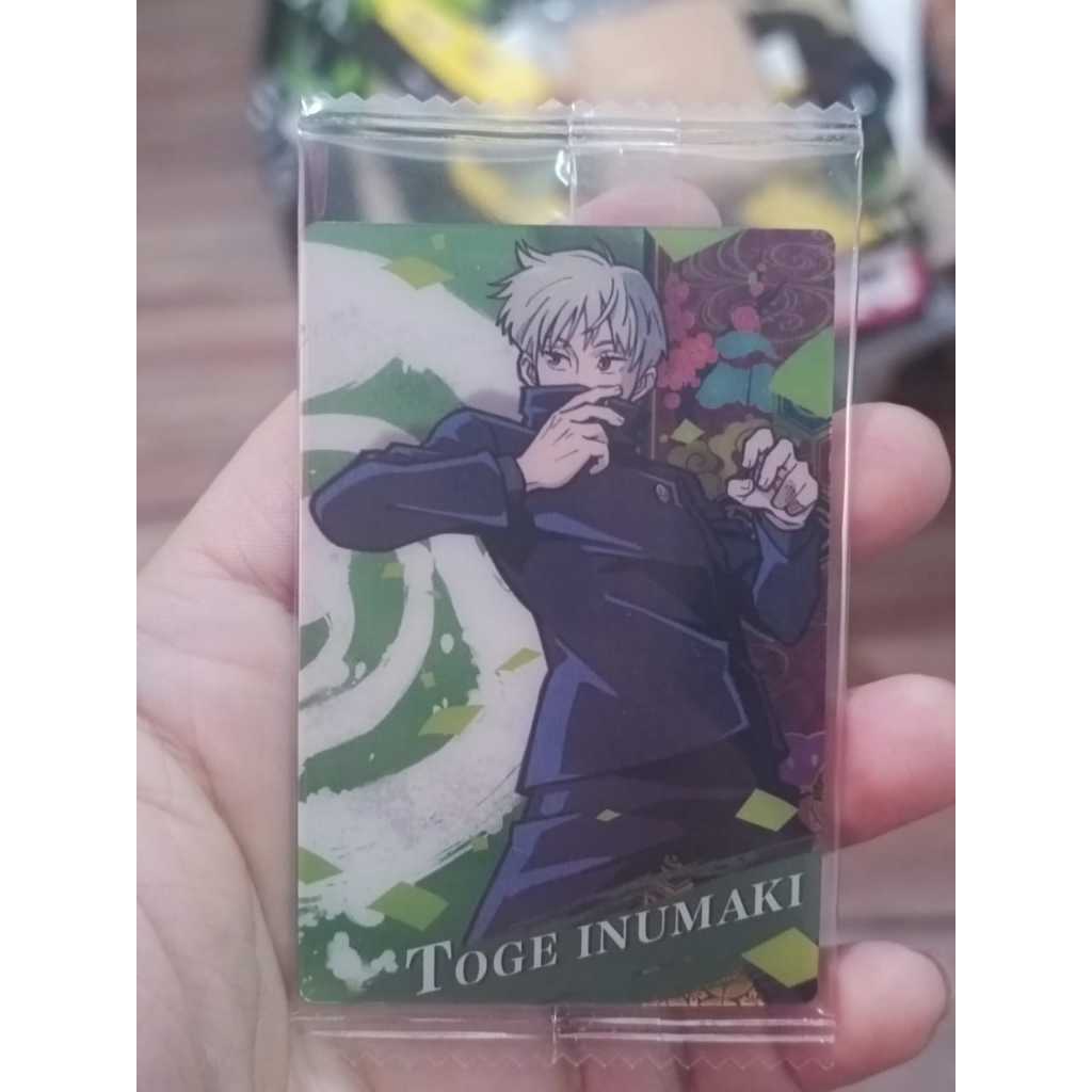 Jual Jujutsu Kaisen Wafer Card Toge Inumaki Bandai Japan 2-05 R Rare ...
