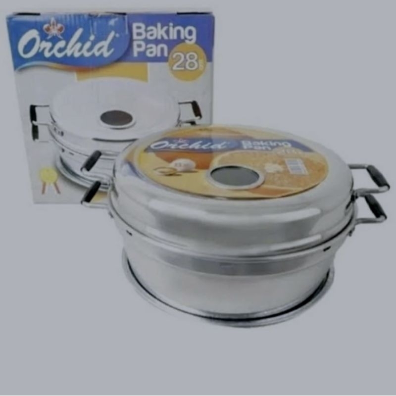 Jual Baking Pan Orchid Panci Pemanggang kue cake bolu | Shopee Indonesia