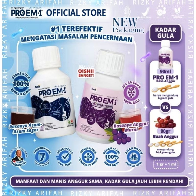 Jual PROEM1 Probiotik Kesehatan untuk Gerd, Maag dan Kesehatan ...