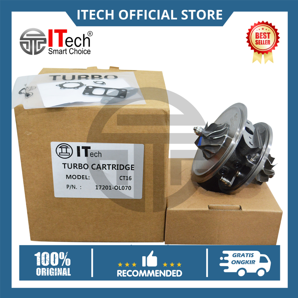 Jual Cartridge Turbocharger Toyota Hilux Fortuner VNT 2.5 2500cc 2KD ...