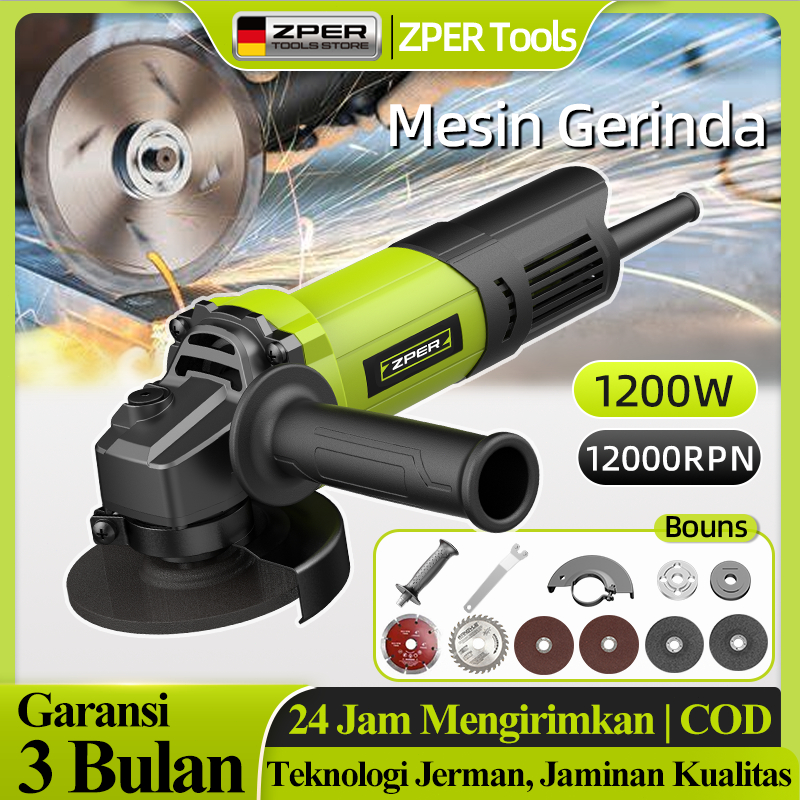 Jual ZPER Mesin Gerinda Angle Grinder Mesin Gerinda Tangan Listrik ...