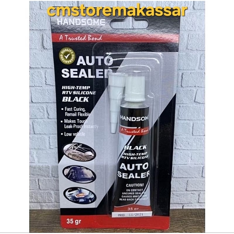 Jual Lem Auto Sealer Hitam / Lem Silikon Perekat Hitam Lem Serba Guna ...
