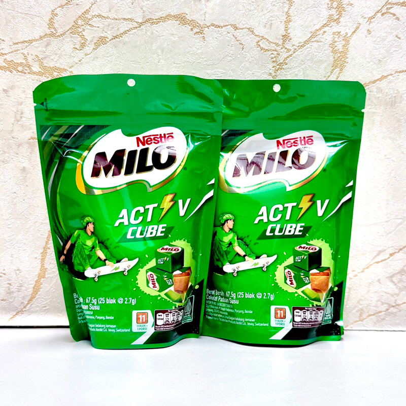 Jual Nestle Milo Activ Cube isi 25pcs | Shopee Indonesia