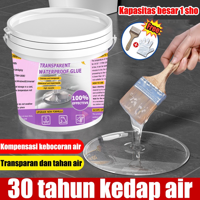 Jual 【Kompensasi kebocoran air】lem anti air Lem Tahan Air Transparan ...