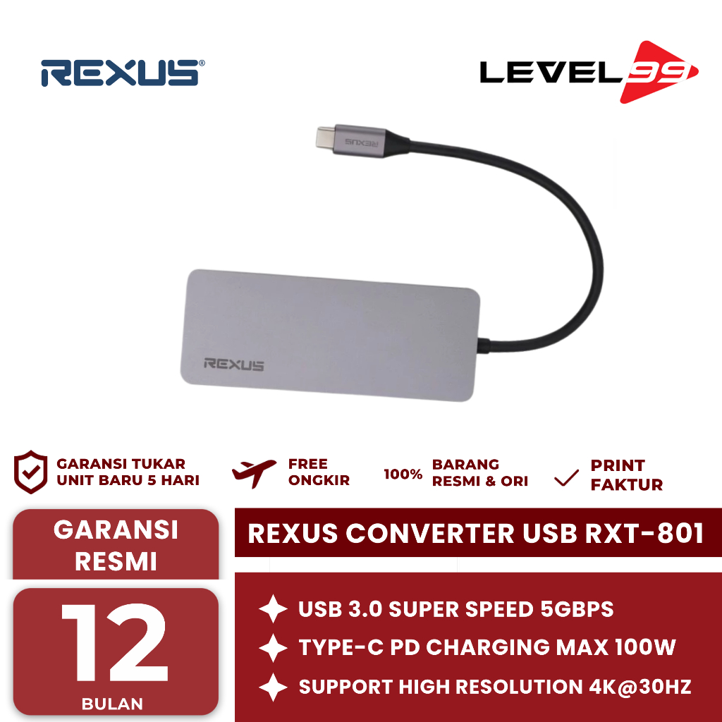 Jual Rexus Converter Usb Rxt-801 | Shopee Indonesia