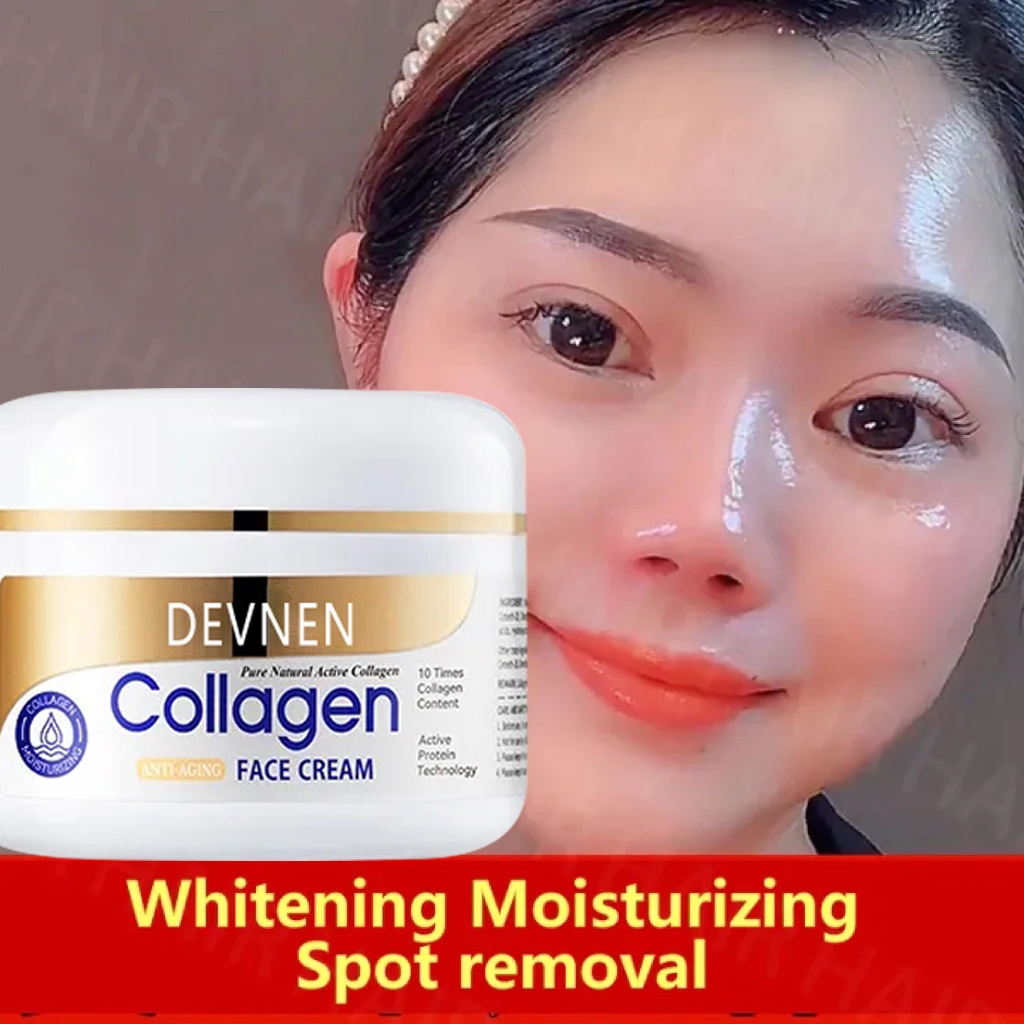 Jual Collagen Cream Krim Kolagen Pemutih Penghilang Flek Hitam membandel pemutih wajah glowing ...