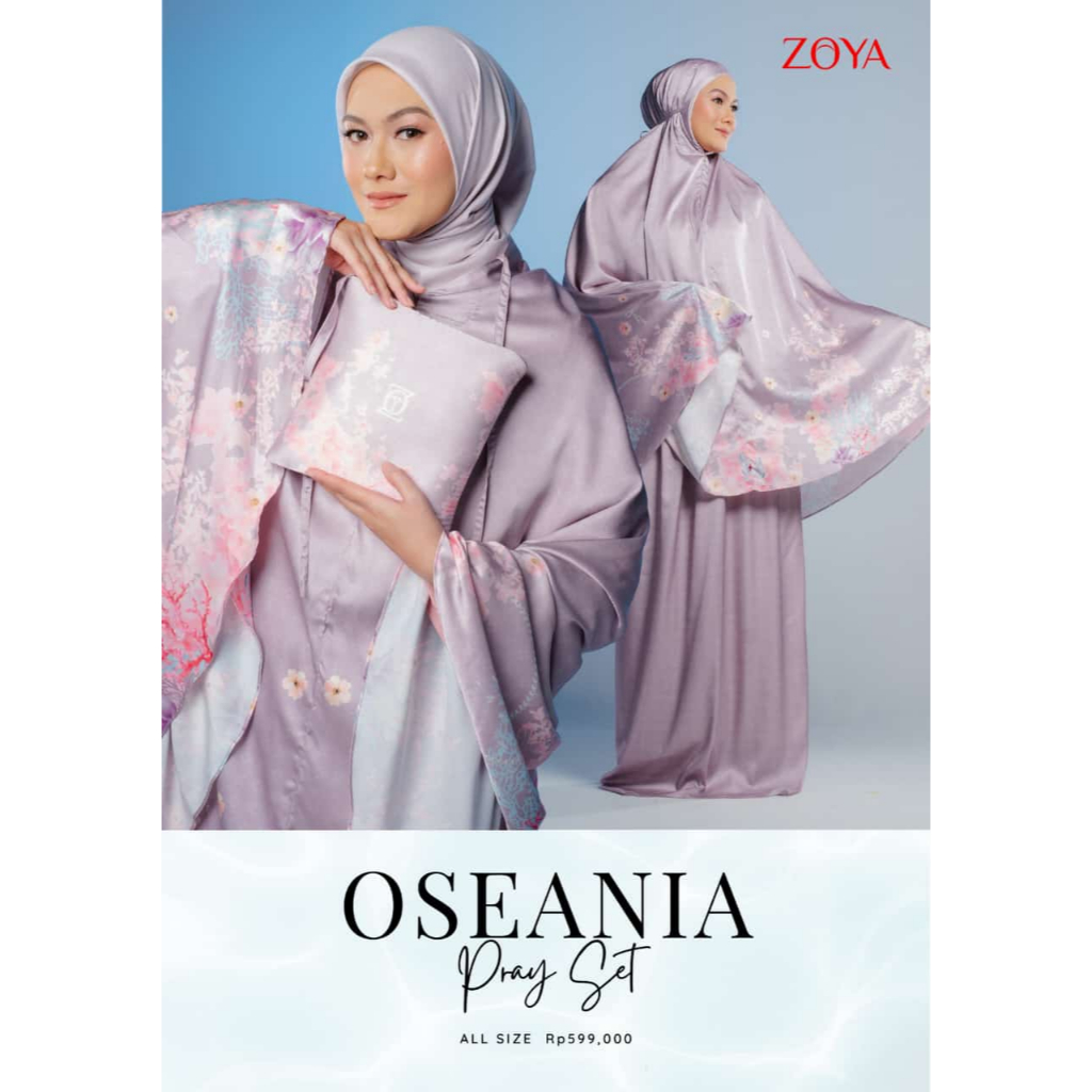 Jual ZOYA Oseania Prayer Set Motif - Fashion Muslim Mukena Dewasa Motif ...