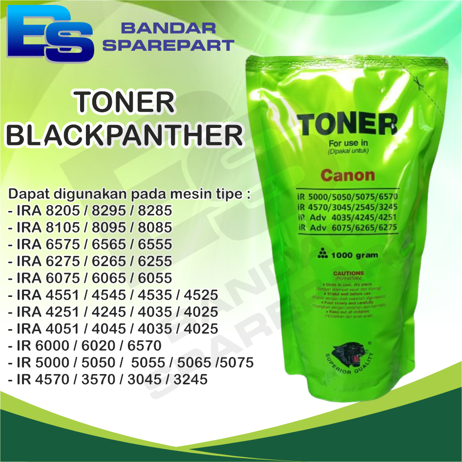 Jual TONER BLACK PANTHER CANON IR 5000 6000 3300 4570 3045 3245 5075 ...