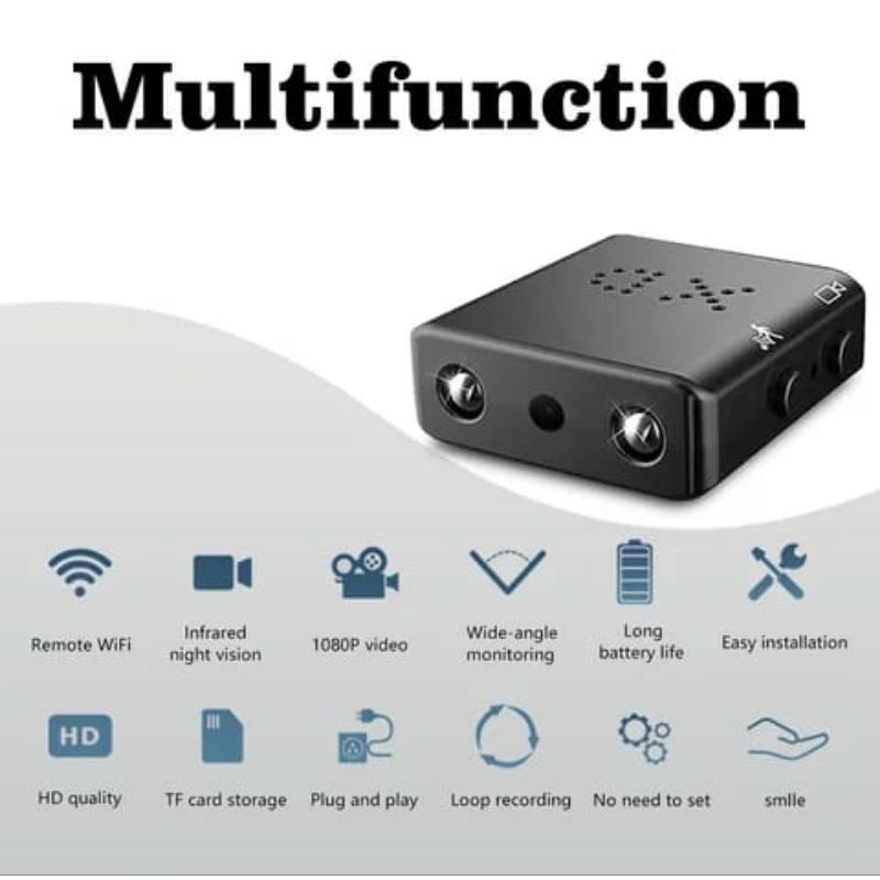 Jual CCTV WIFI camera micro XD HD 1080P APP V380 CCTV tersembunyi FULL ...