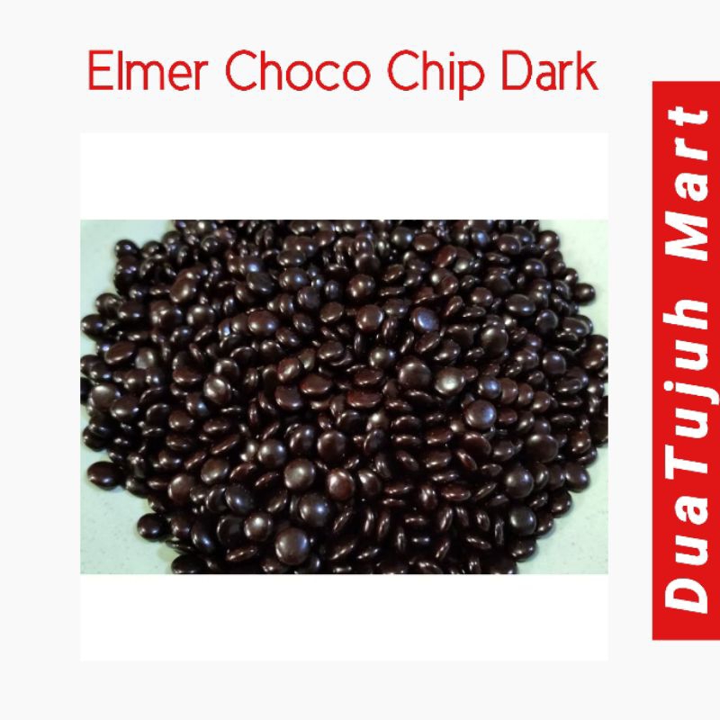 Jual Elmer CHOCO CHIPS Coklat & Warna Warni 100 gram Setengah Bulat ...