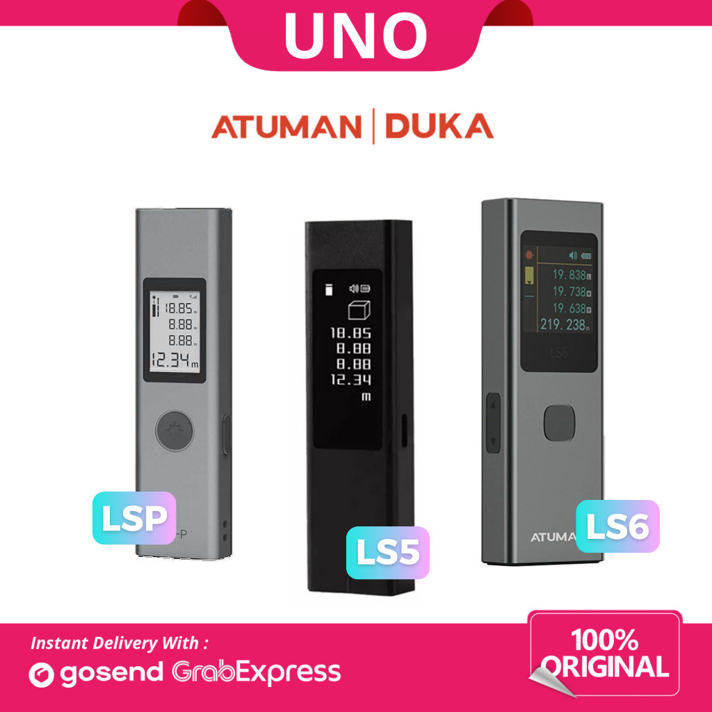 Jual Atuman DUKA LSP / Duka LS5 / Duka LS6 Laser Range Finder Measurement 40m | Shopee Indonesia