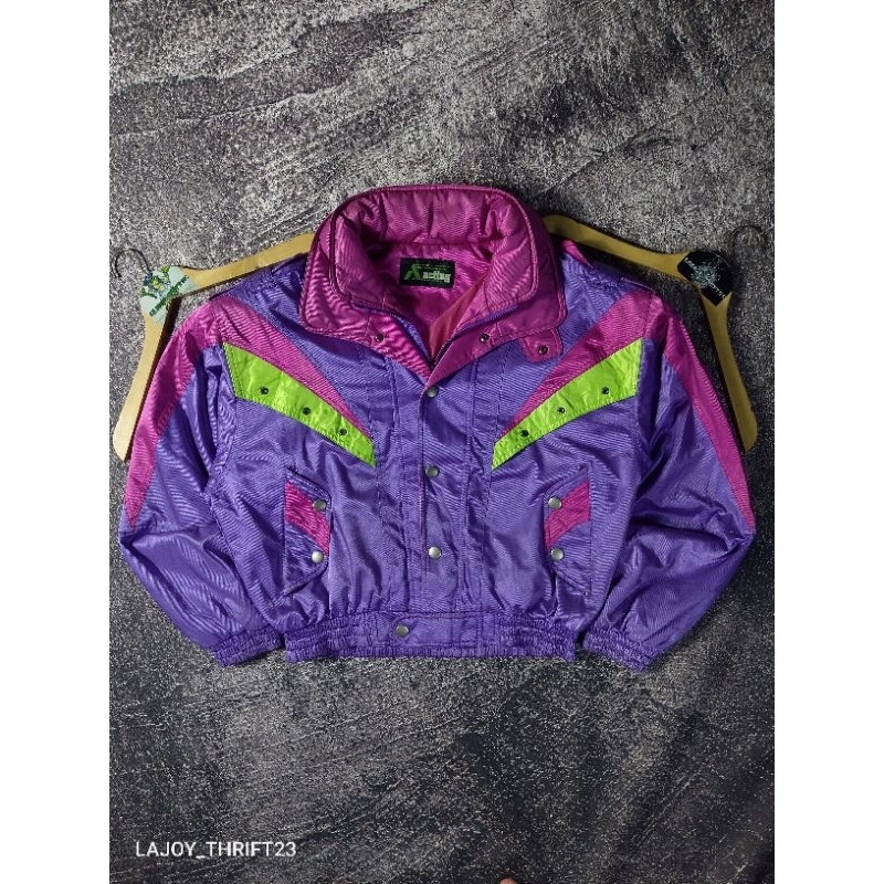 Jual VINTAGE RACING CROP COLOR BLOCK || ACTING DOUBLE KERAH || | Shopee ...