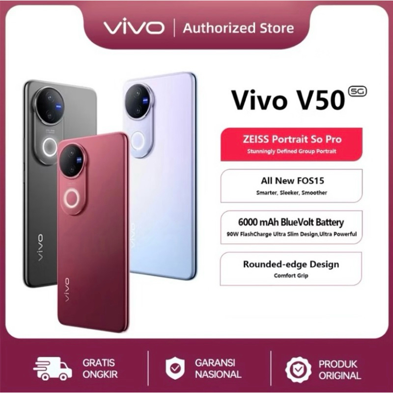 Jual (New Arrival) VIVO V50 5G RAM (12/256)GB - GARANSI RESMI VIVO ...