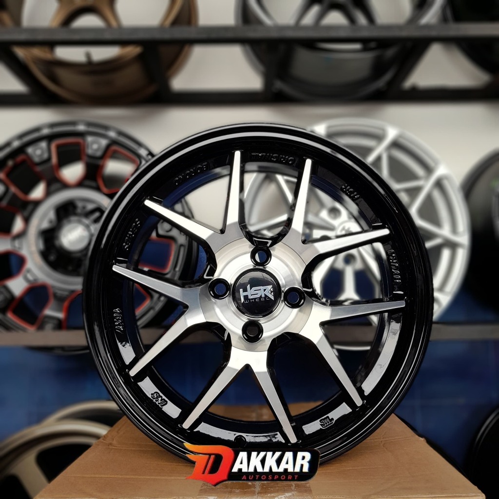 Jual velg mobil hsr hyura ring 16 pcd 4x100 for jazz brio yaris raize mobilio dll | Shopee Indonesia