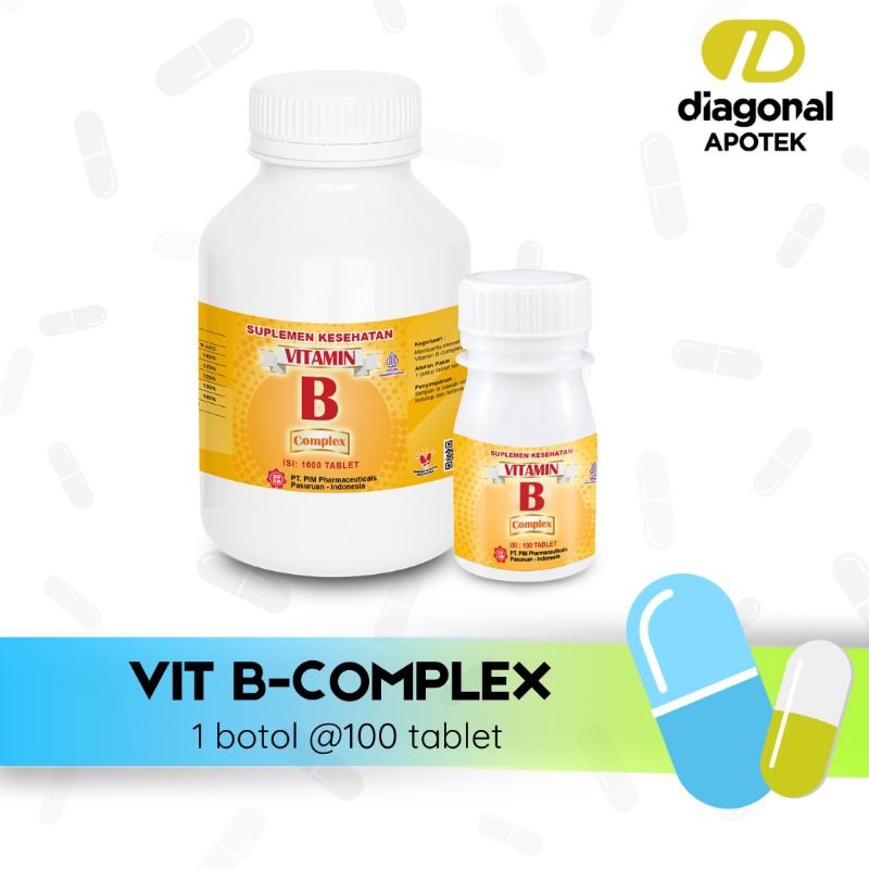 Jual Vitamin B Comp Pim Tablet 100S | Shopee Indonesia