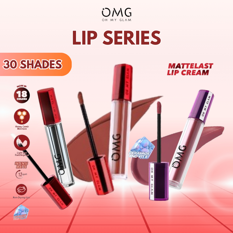 Jual OMG Matte Kiss Lip Cream Lipcream Omg Lip Tint Perona Bibir ...