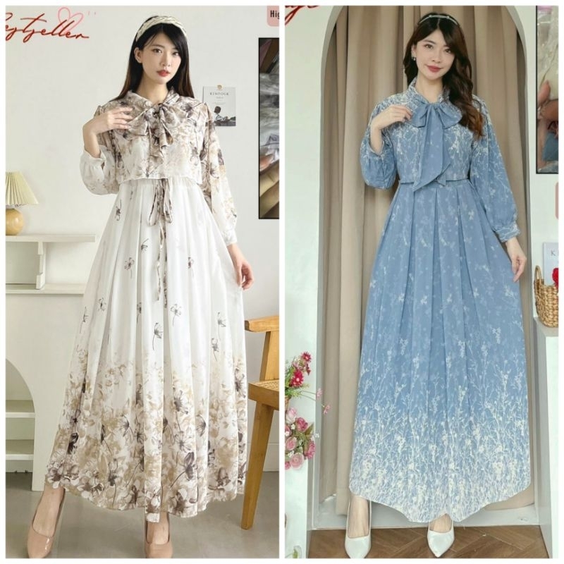 Jual Ahya Korean Dress Gamis Lipit ala Hanbok Import Terbaru 2024 Korea ...