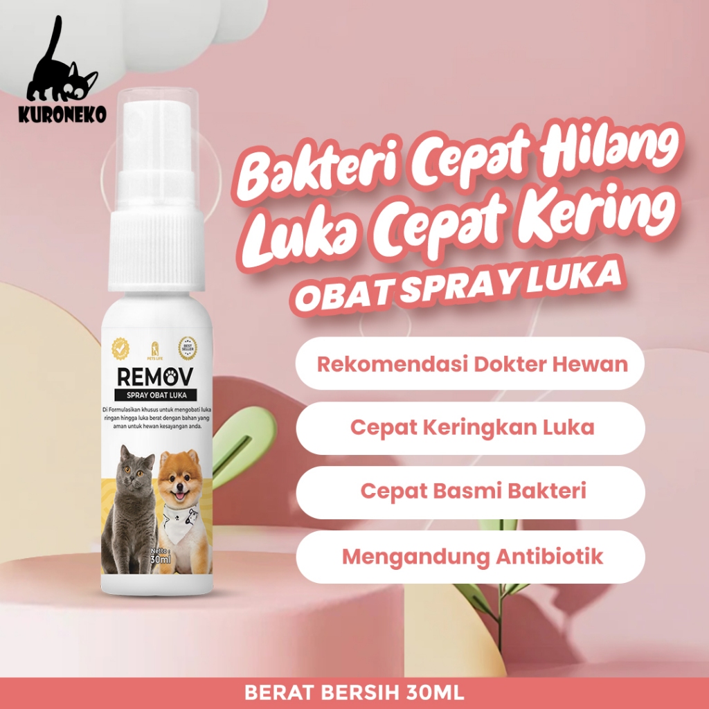 Jual Remov Spray Obat Luka Untuk Hewan Peliharaan | Shopee Indonesia