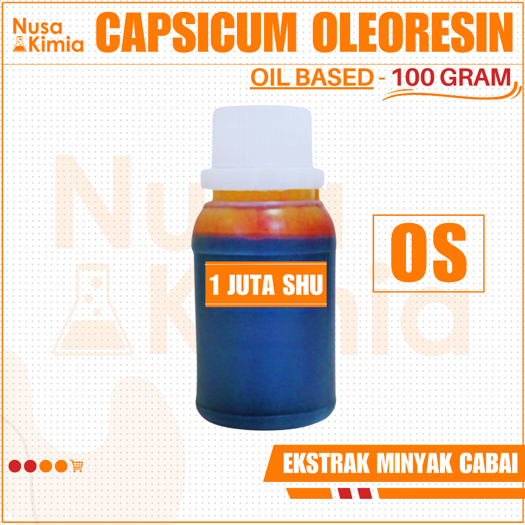 Jual Capsicum Oleoresin 1 Juta SHU OIL SOLUBLE (OS) - Ekstrak Cabai ...