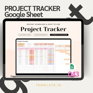Jual A29 Digital To Do List Project Tracker for Google Spreadsheet ...