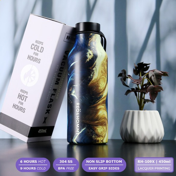 Jual Hauraffer Grosir Botol Minum Stainless rh109x Tumbler Tahan panas ...