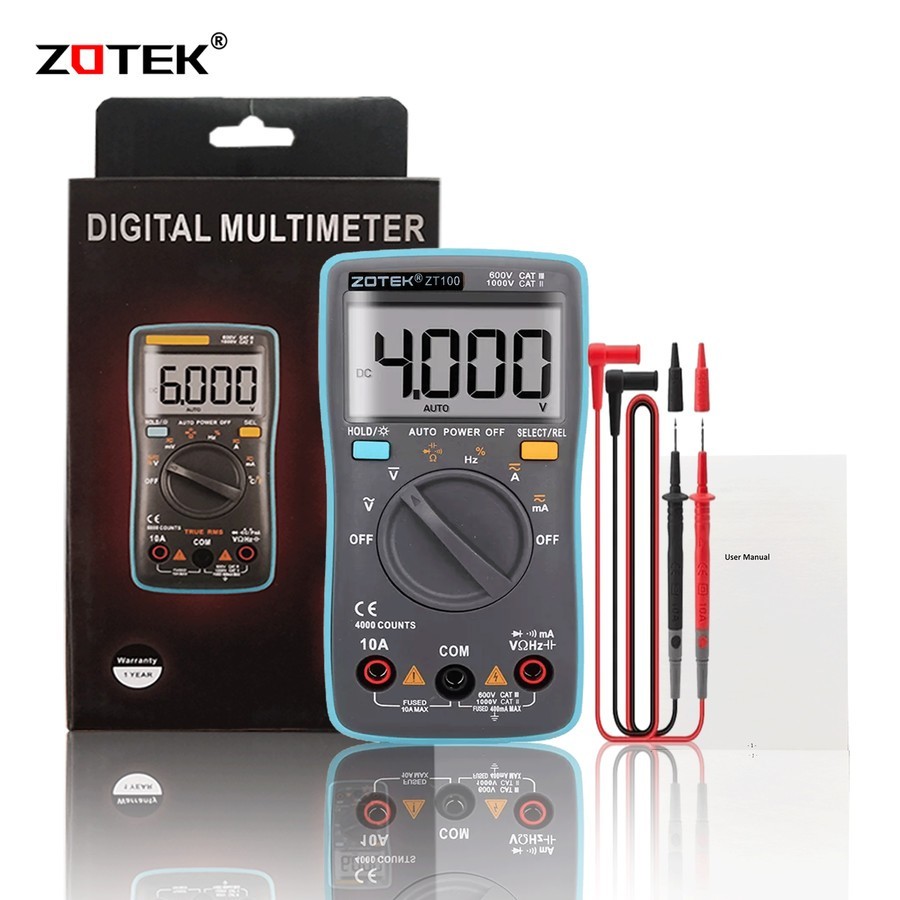 Jual MULTITESTER DIGITAL ZOTEK ZT 100 / AVOMETER DIGITAL ZOTEK ZT100 ...