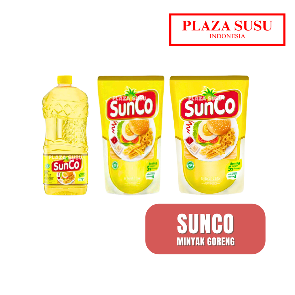 Jual MINYAK GORENG SAWIT SUNCO KEMASAN REFILL POUCH/BOTOL 1L/2L LITER ...