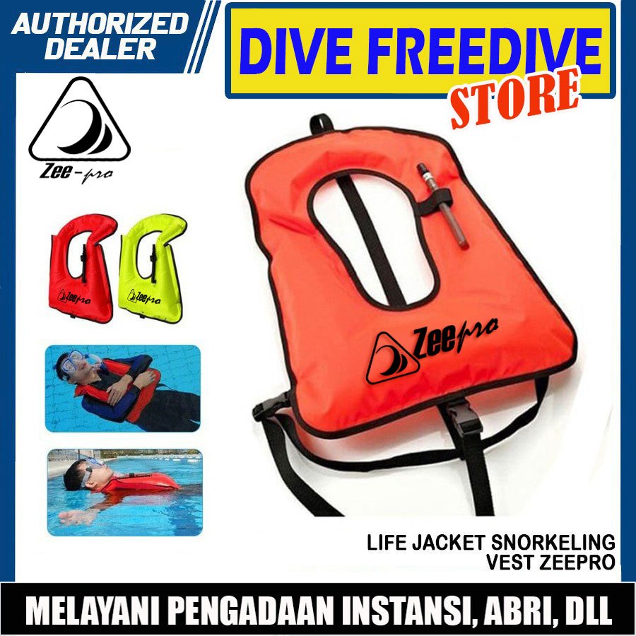Jual Pelampung Tiup Life Jacket Zeepro Vest Inflatable Floating Buoy ...
